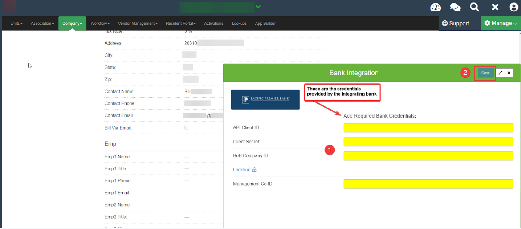 User Guide - Bank Account Setup