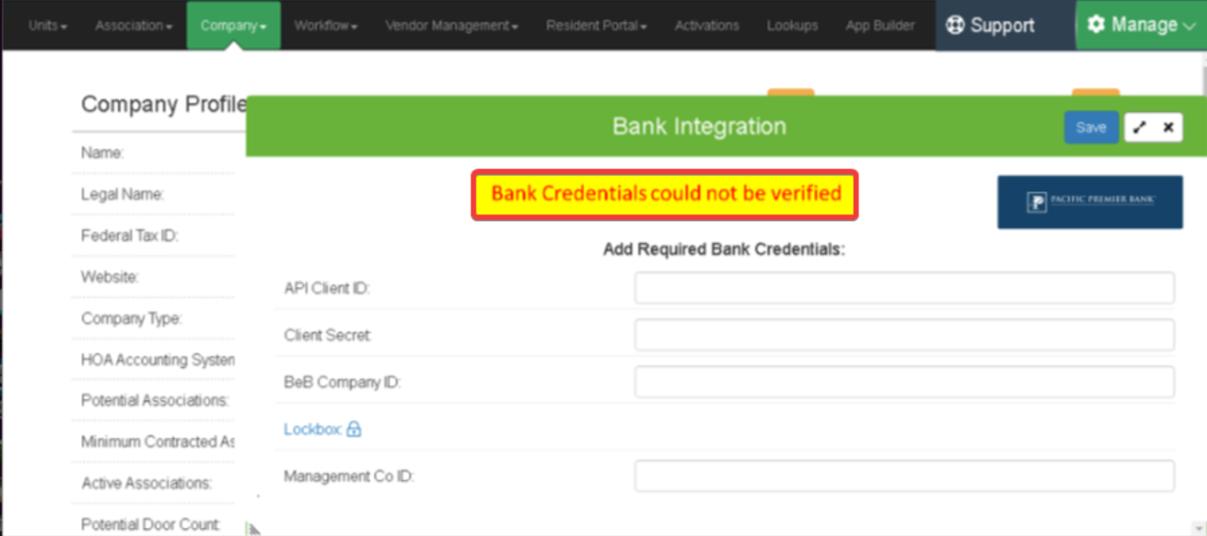 User Guide - Bank Account Setup