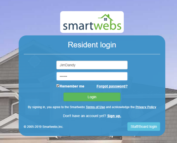 User Guide - Resident Portal