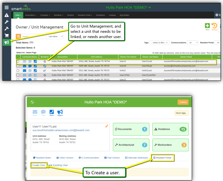 User Guide - Resident Portal for Admin